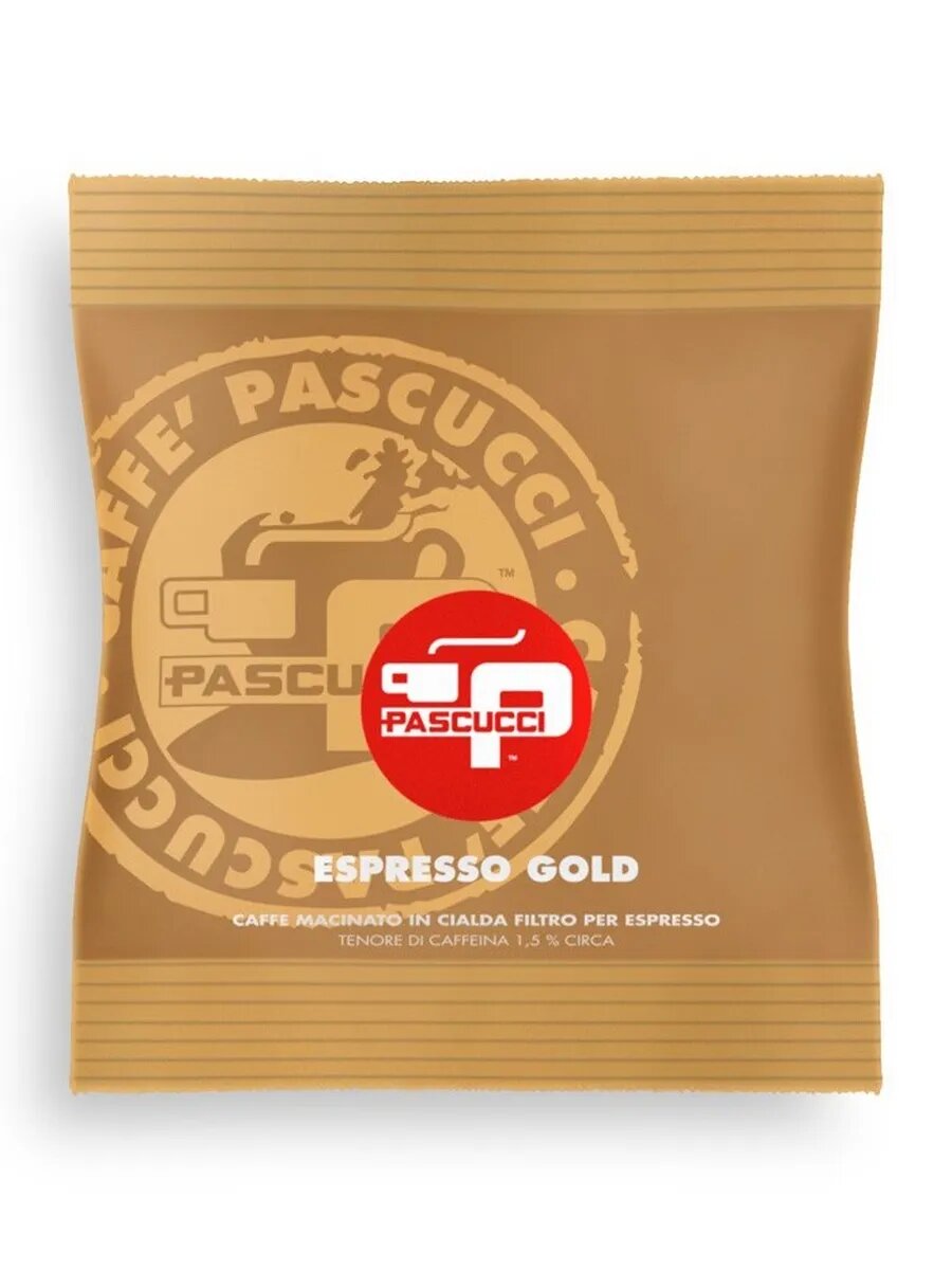 Кофе молотый в чалдах Gold 100 шт.