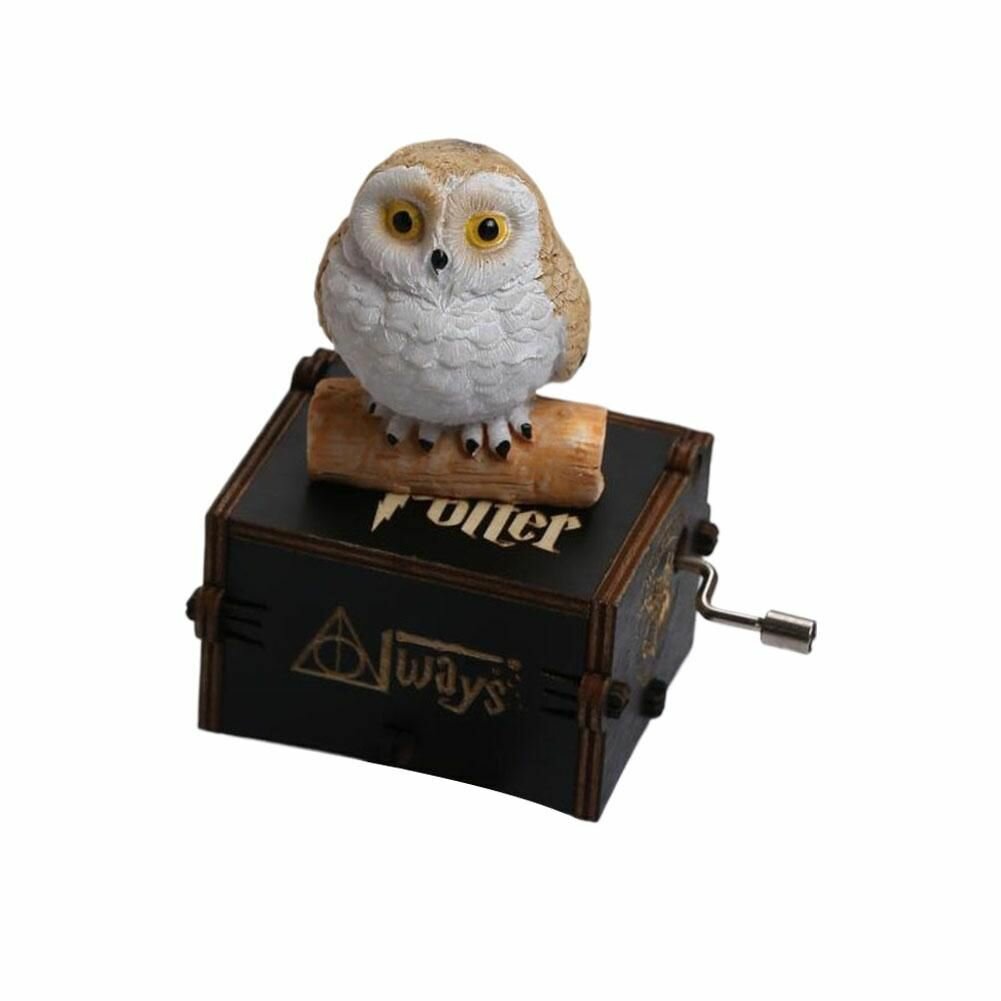 Деревянная музыкальная шкатулка Гарри Поттера, Подходит в качестве подарка на день рождения.