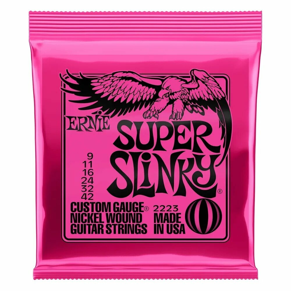 Струны Ernie Ball Regular Slinky Nickel Wound для электрической гитары (09-42) Ernie Ball 2223