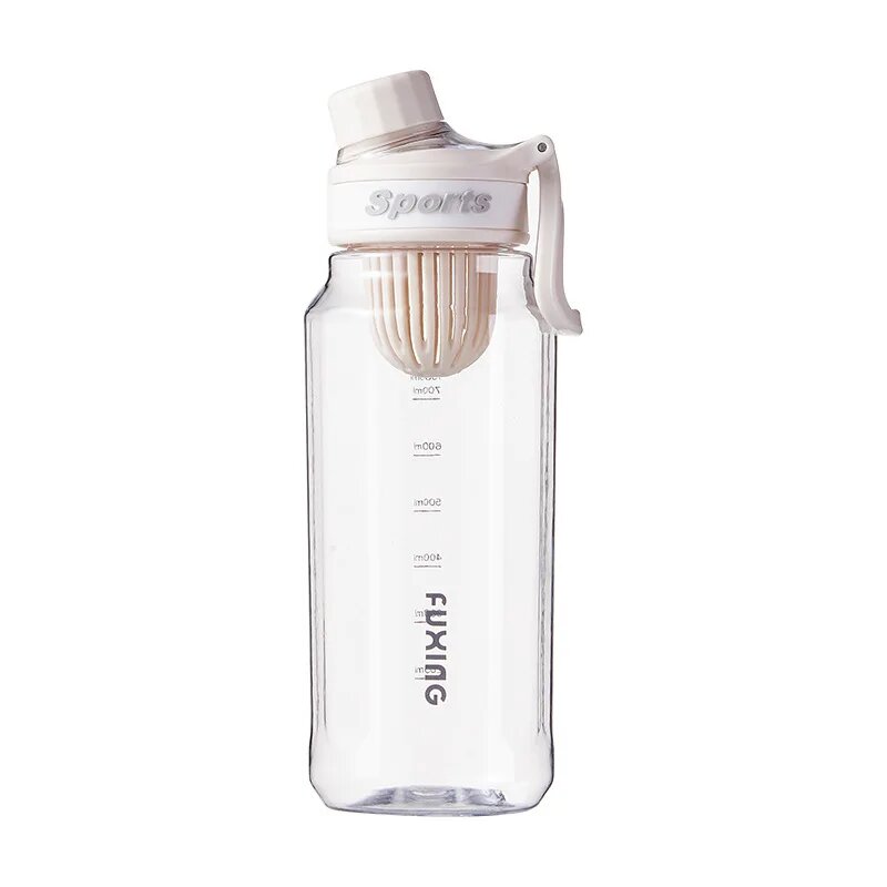 Бутылка для воды спортивная с фильтром 750 мл WHITE