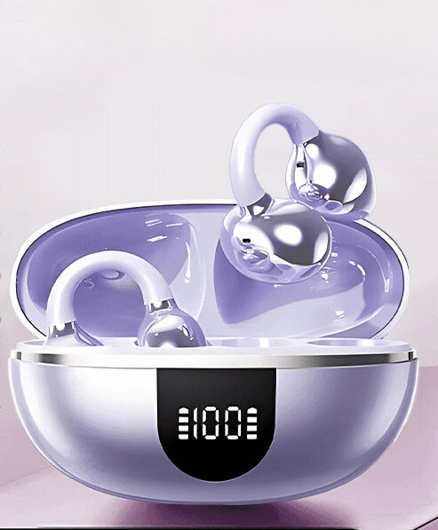 Наушники беспроводные спортивные, Bluetooth 6.0 мгновенное подключение, Интеллектуальное шумоподавление голосовой связи, Наушники беспроводные с микрофоном, сенсорное управление, идеальны для спорта, бега, работы и игр,