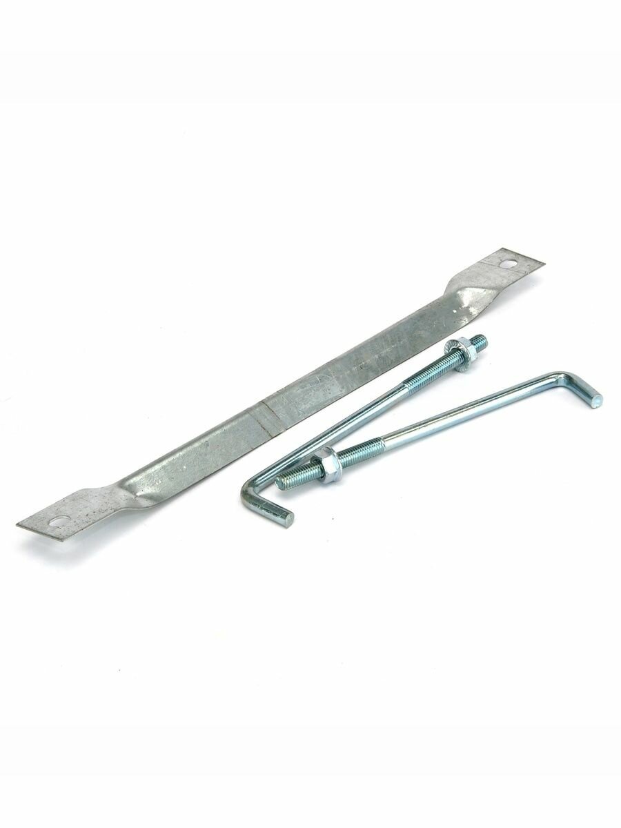 Планка крепления аккумулятора для автомобилей для ГАЗ 3302 в сборе с направляющими