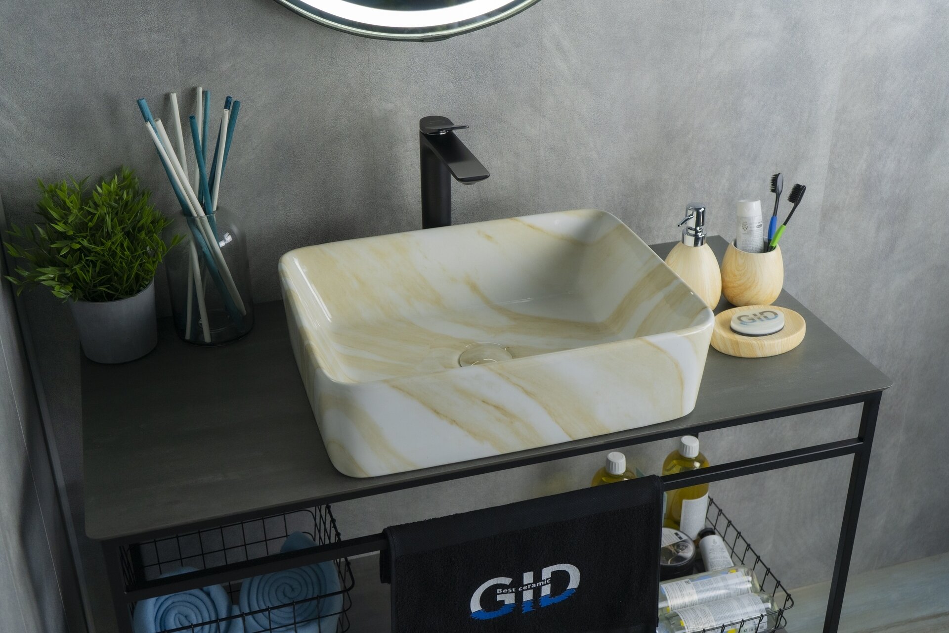 Раковина Gid Mnc600