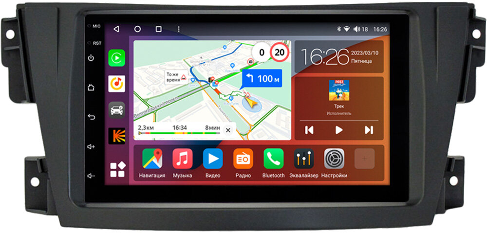 Штатная магнитола Toyota Caldina 3 2002-2007 Canbox EVO 5821-RP-TYCD24XB-128 Android 14 (4G-SIM, 6/128, DSP, QLed, AI, 360)