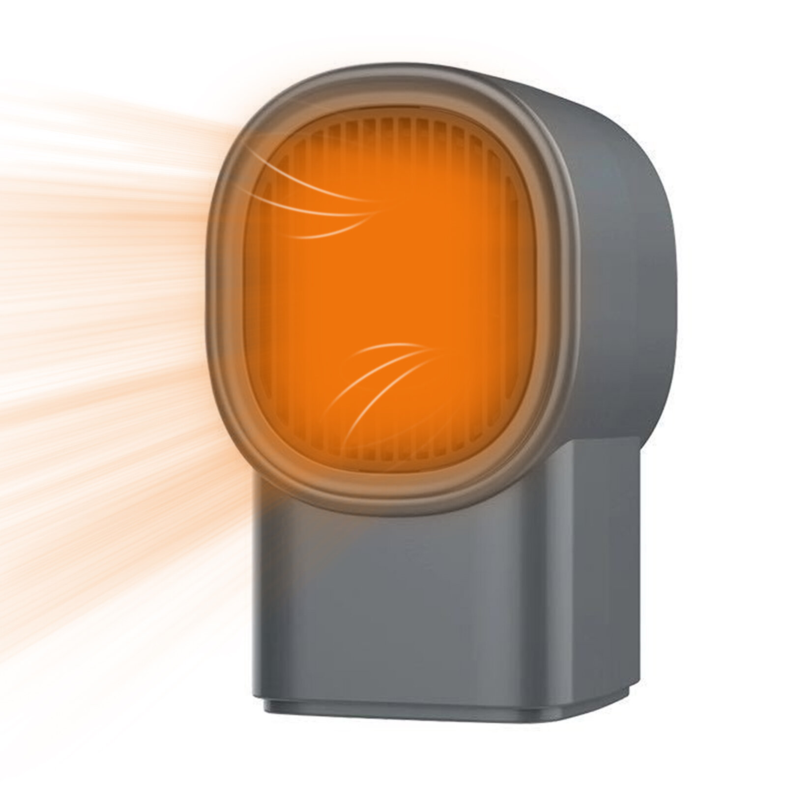 Мини настольные электрические обогреватели быстрого нагрева для дома, вентиляторы-тепловозы, энергосберегающие, для зимы, цвет белый/серый (выбор), материал огнестойкий ABS, напряжение AC110V/220V, мощность 400Вт, размер 170*100*100мм, количество 1 шт,