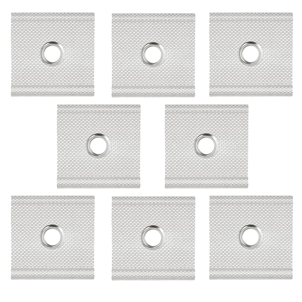 Установка навеса: Кольца для труб, Ленты для труб, Крючки для крепления.