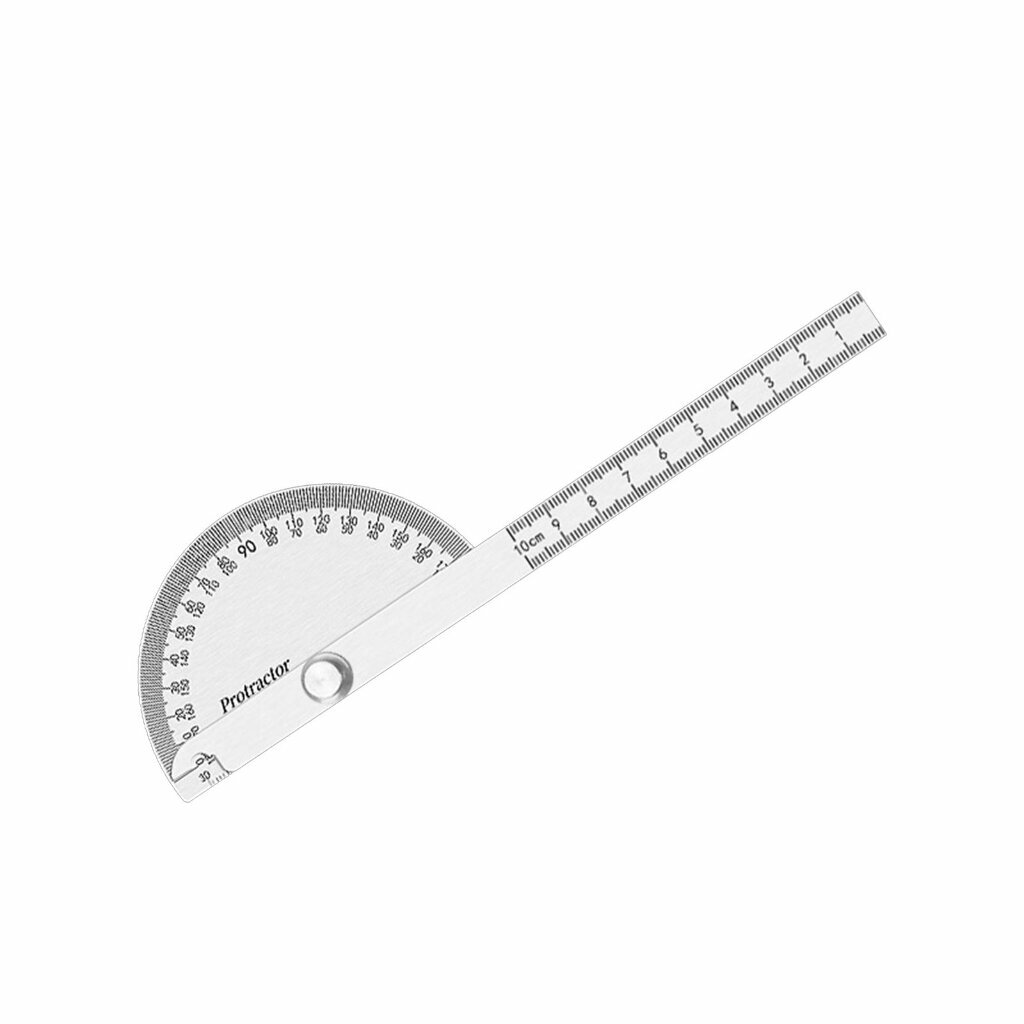 Измерительный инструмент из нержавеющей стали, угломеры с четкой шкалой, точное измерение, прочный и устойчивый к ржавчине для деревообработки