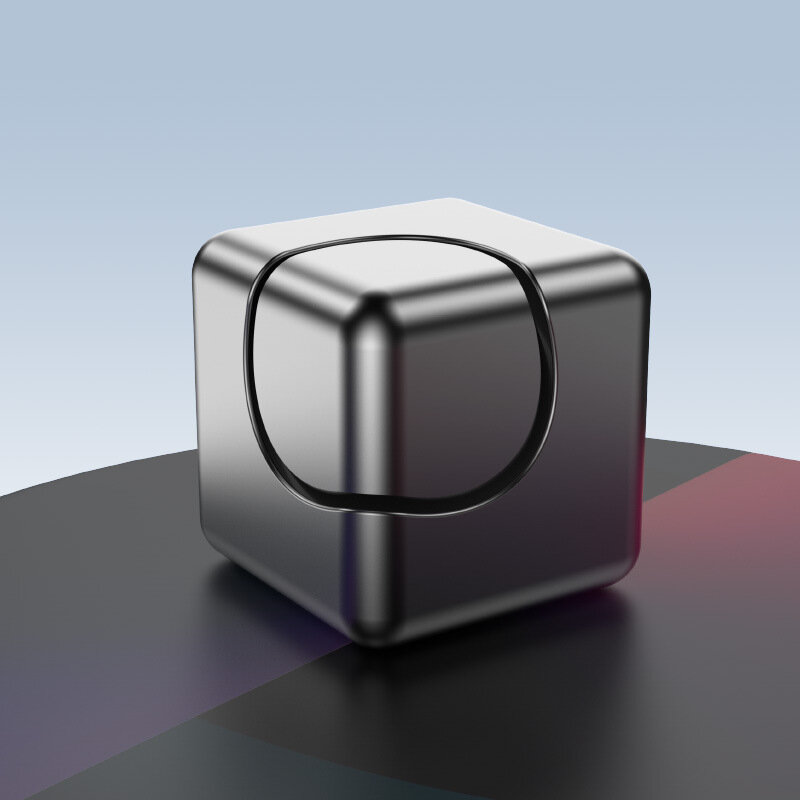 Фабрика прямых продаж Гироскоп-кубик Рубика на кончиках пальцев — серый_Круглая сумка для хранения (китайская)