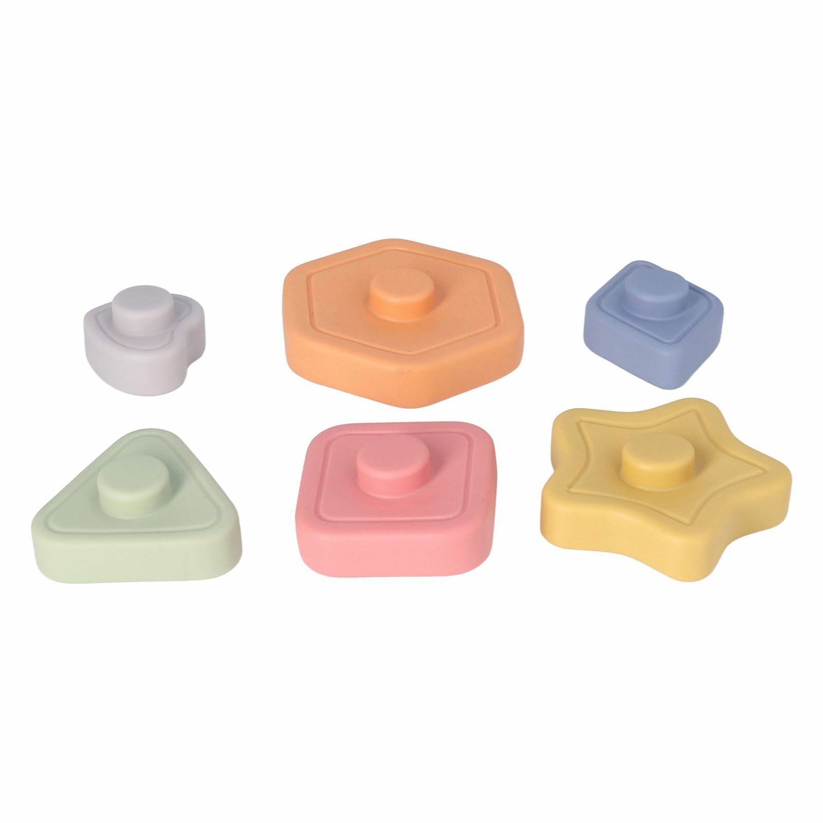 6шт разноцветные мягкие башни, обучающая строительная игрушка