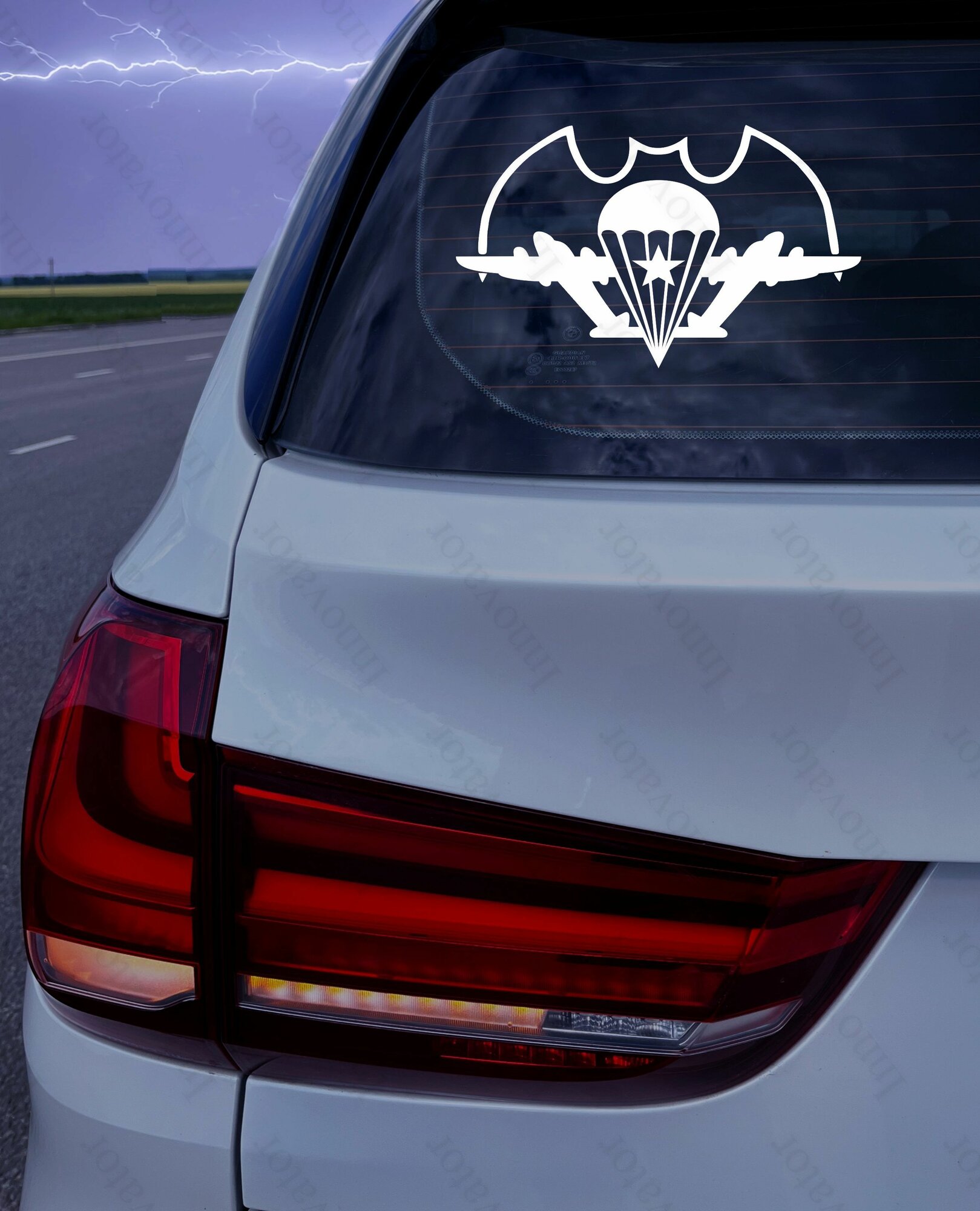 Военная разведка вдв наклейка на автомобиль мини