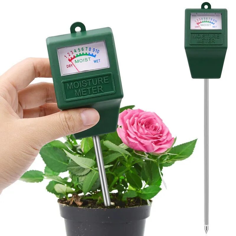 Измеритель почвы для растений Зеленый влагомер почвы
