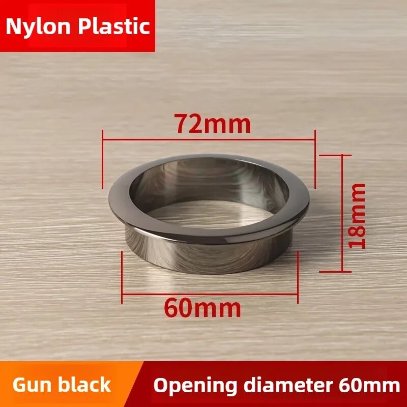 Кабельные втулки из пластика 1 Pcs, 60mm Gun black