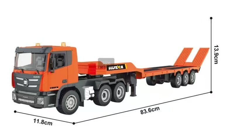 Полуприцеп с дистанционным управлением, бортовой грузовик, полуприцеп-тягач, транспортная техника, детские игрушки