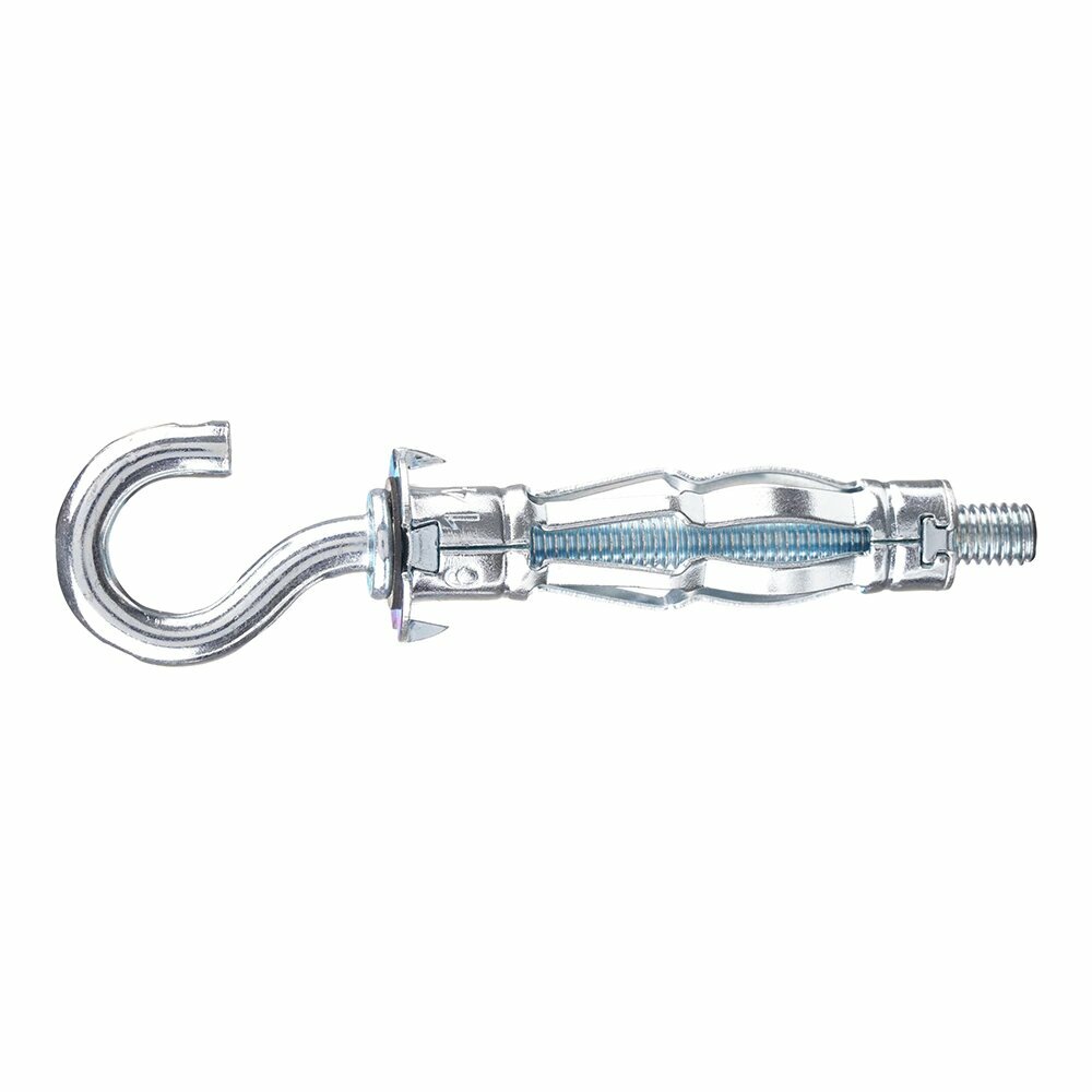 Дюбель Молли FIXBERG М6, c S-крюком, 13 х 52 мм, оцинкованная сталь