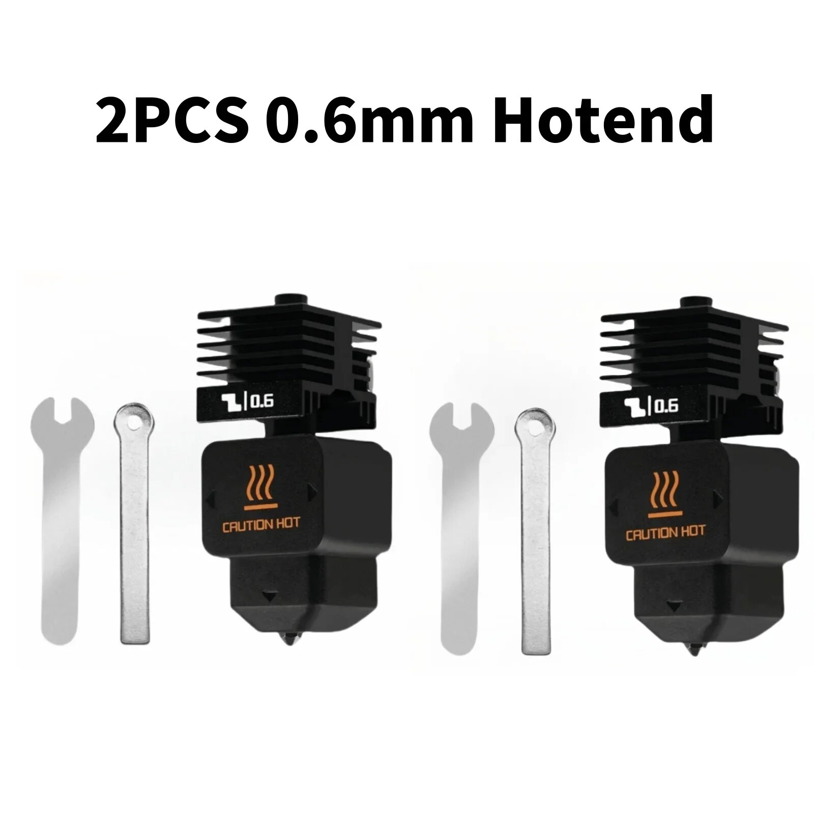 Обновленный комплект Hotend для Bambu Lab H2D A1/A1 Mini с насадкой из закаленной 2PC 0.6mm hotend