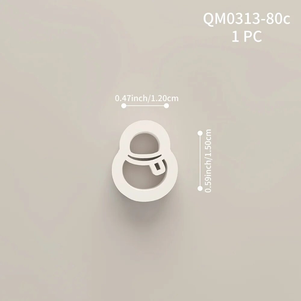 Форма для серьг QM0313-80c Christmas Atmosphere