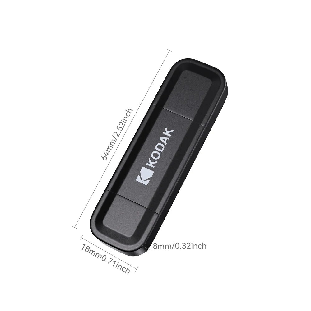Kodak Dual USB Flash Drive 32/64/128/256 ГБ 256 ГБ
