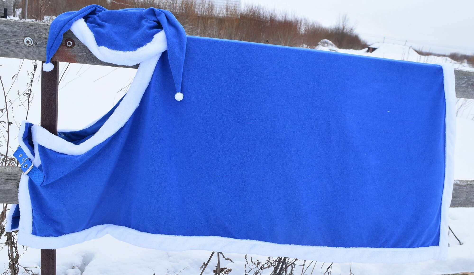 Попона флисовая на пони + ушки