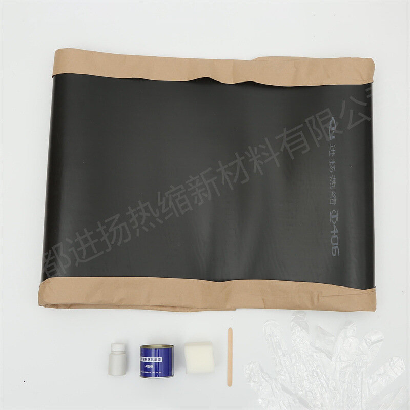 406 термоусадочная трубка для нефтегазовых трубопроводов, антикоррозийная термоусадочная трубка, преобразование стали в пластик, настенная проникающая труба, городская газовая термоусадочная лента