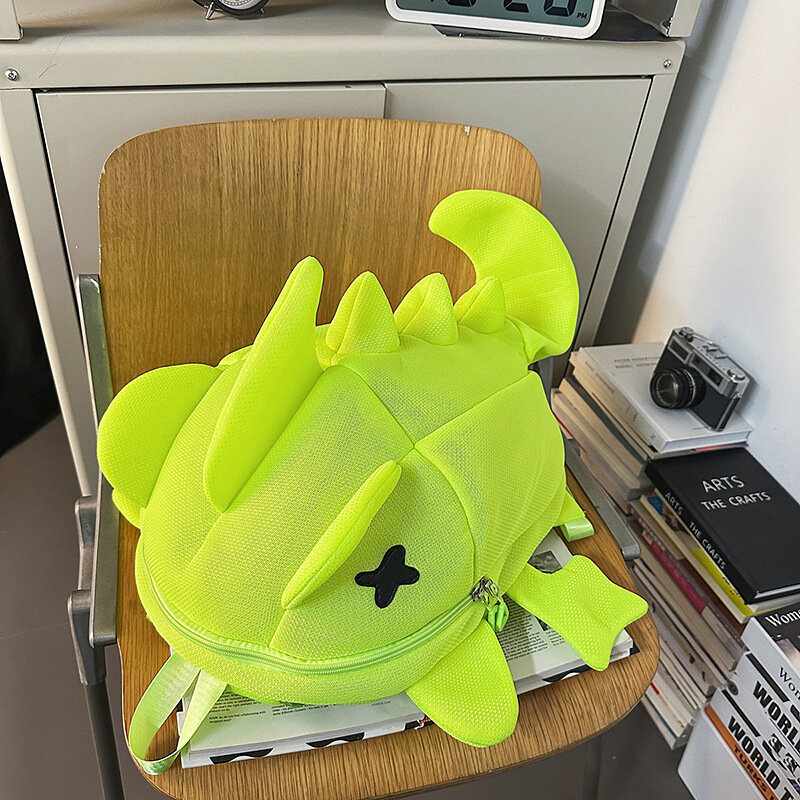 Модный рюкзак в стиле "акула" для мужчин, американский рюкзак для велоспорта в стиле High Street, уникальный дизайн, персонализированный креативный рюкзак для женщин.