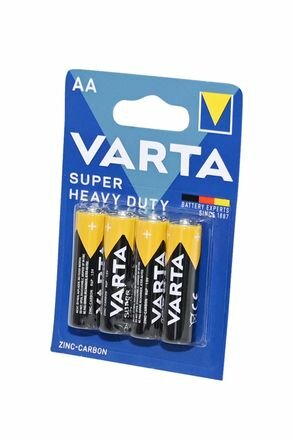 Батарейки 4шт. VARTA SUPER HEAVY DUTY 2006 пальчиковые/AA/R6