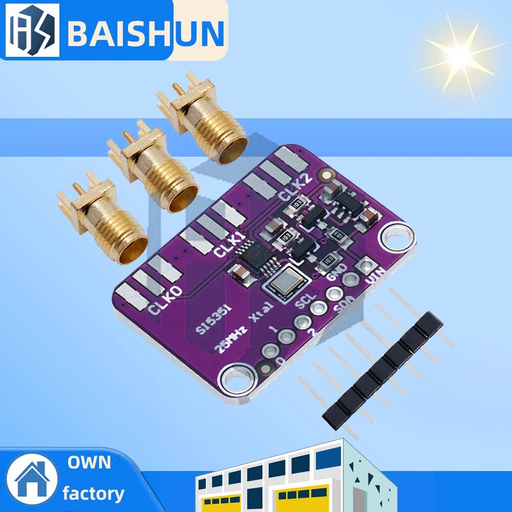 Тактовый генератор Si5351A CJMCU-5351 baishundianzi