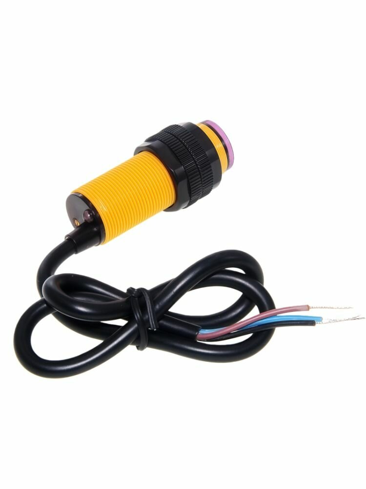 Инфракрасный датчик препятствий E18-D80NK (до 80 см), фотоэлектрический, для Arduino, робототехники и автоматизации