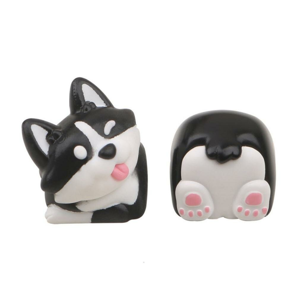 ABS Кейкап с корги для ESC, 1 пара черных коргов