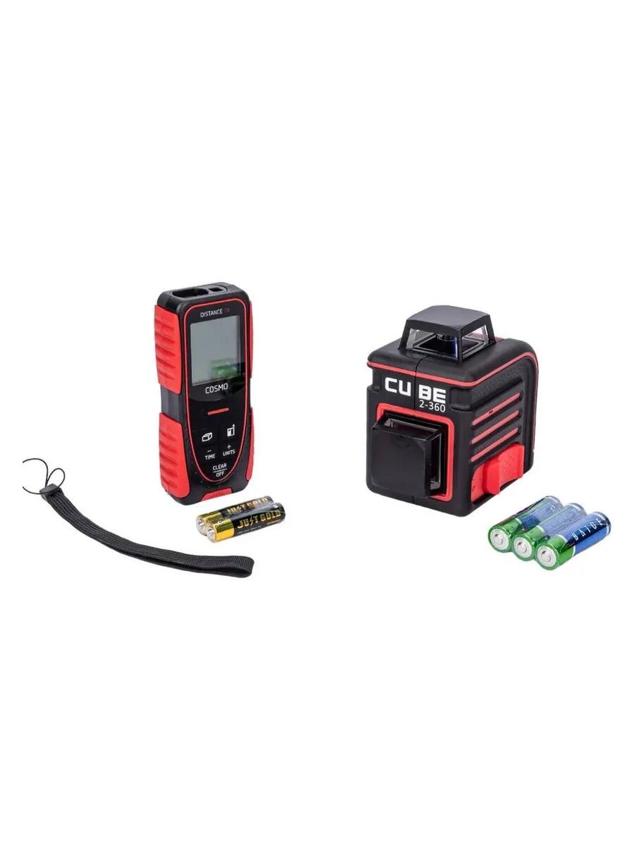 ADA INSTRUMENTS Комплект лазерный уровень cube 2-360 basic edition