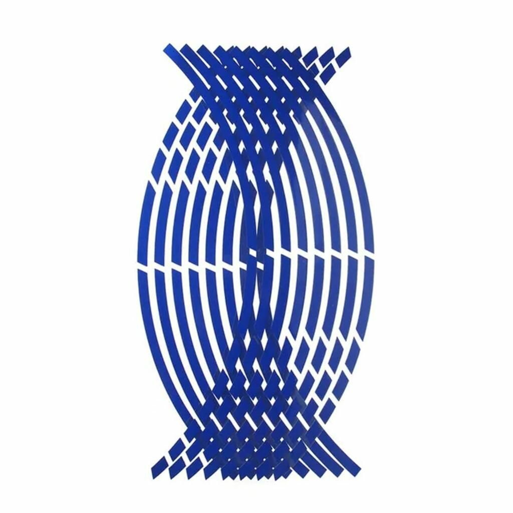 Отражающая лента для обода мотоцикла 17-18 дюймов, Синий