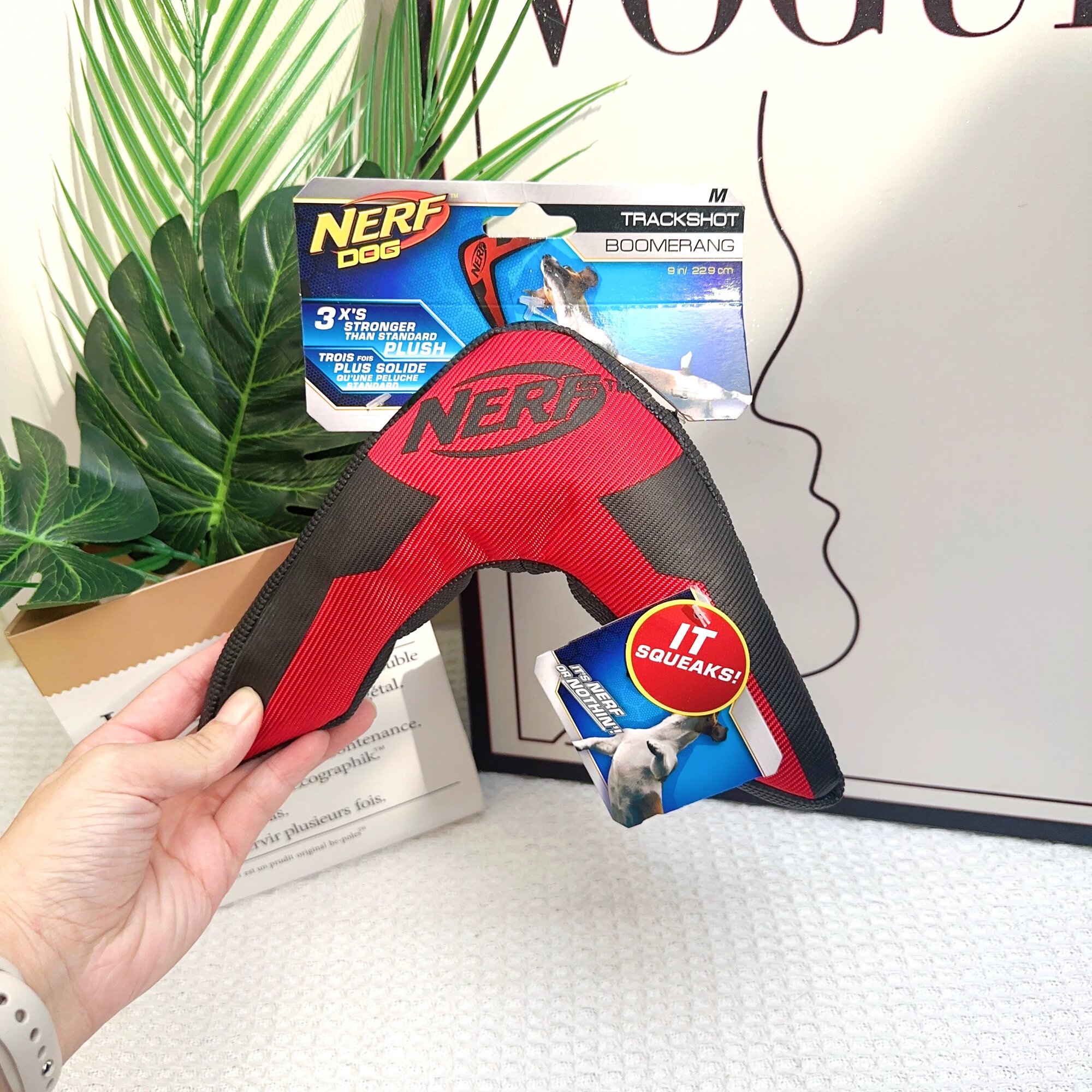 Игрушка для собак NERF из ткани Оксфорд, плетеная, для перетягивания каната, длинная, интерактивная, устойчивая к