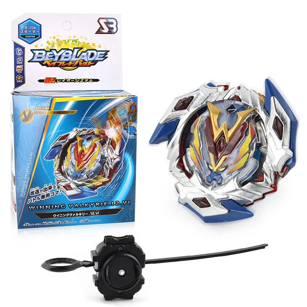 Волчок Бейблэйд "Вининг Вальтриек Wining Valkyrie" модель B-104 с пусковым устройством, игрушка для детей бейблейд, блейды, блэйд бёрст