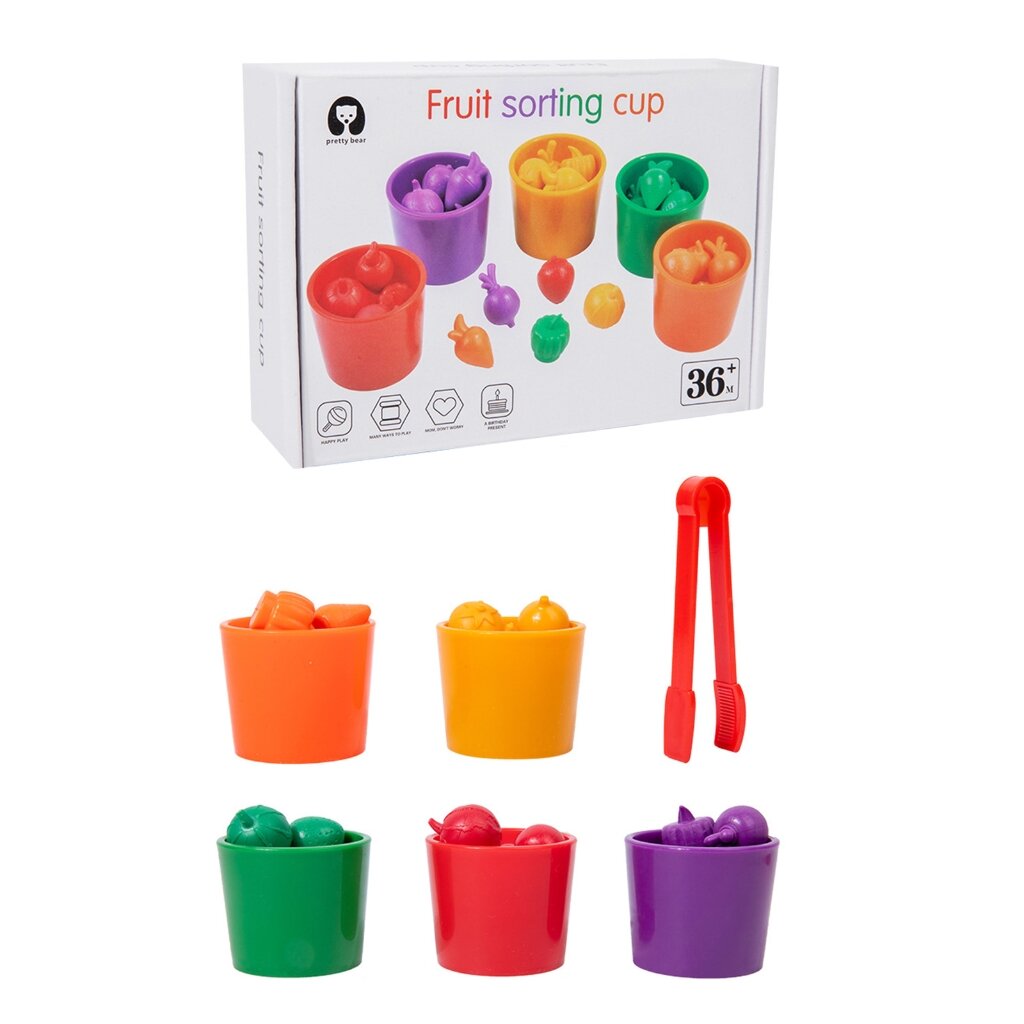 Игрушка, Классификация цветов фруктов и овощей когнитивные настольные упражнения для координации рук и глаз, развивающие игрушки