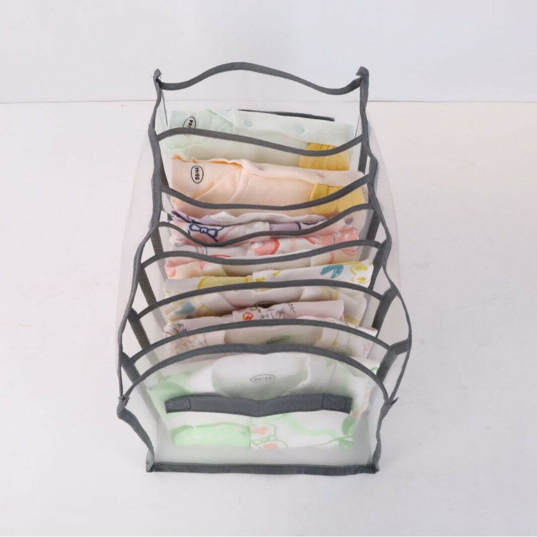 Коробка для хранения сетчатых носок, коробка для хранения нижнего белья, органайзер для ящиков, органайзер для одежды, разделитель для домашнего хранения