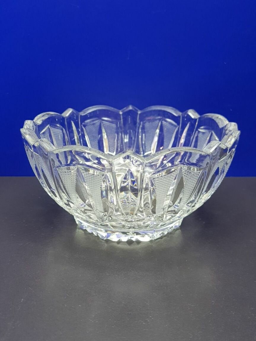 Винтажная конфетница, хрусталь, СССР, 1970-е.