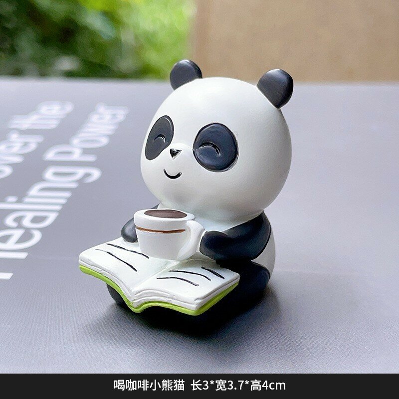 Кресло-качалка в виде лягушки, милый ручной работы орнамент для дома, настольный очаровательный автомобиль, DIY, модный маленький орнамент из смолы