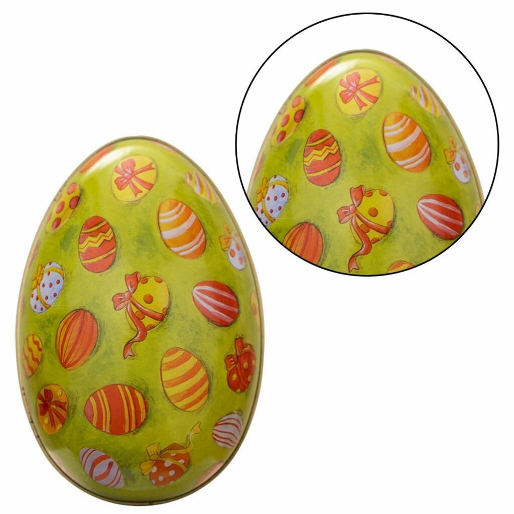 Аксессуар для Пасхи, Ящик для хранения пасхальных жестяных яиц - модель F