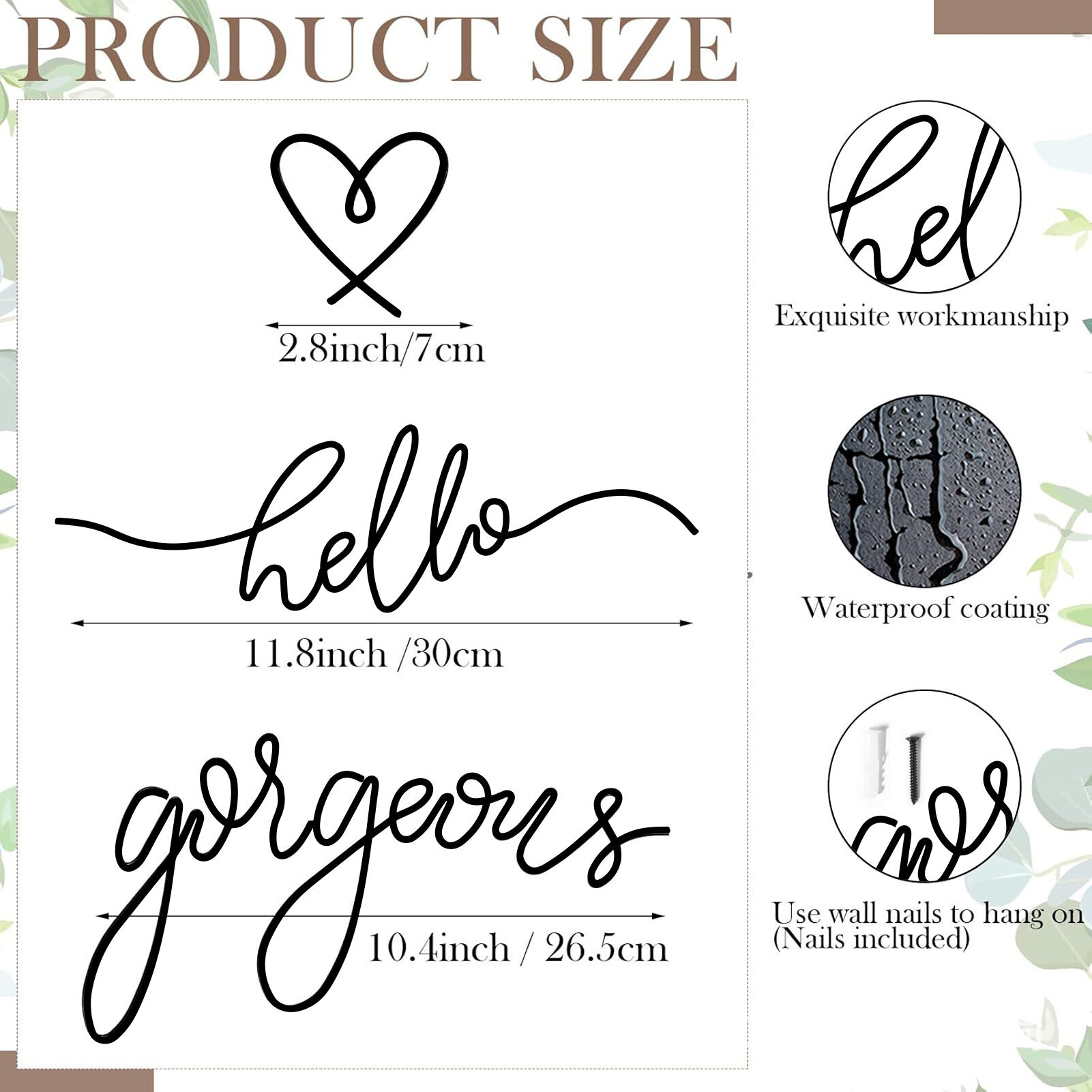 День Святого Валентина металлический настенный декоративный дверной проем декоративный амазонка подвеска домашний