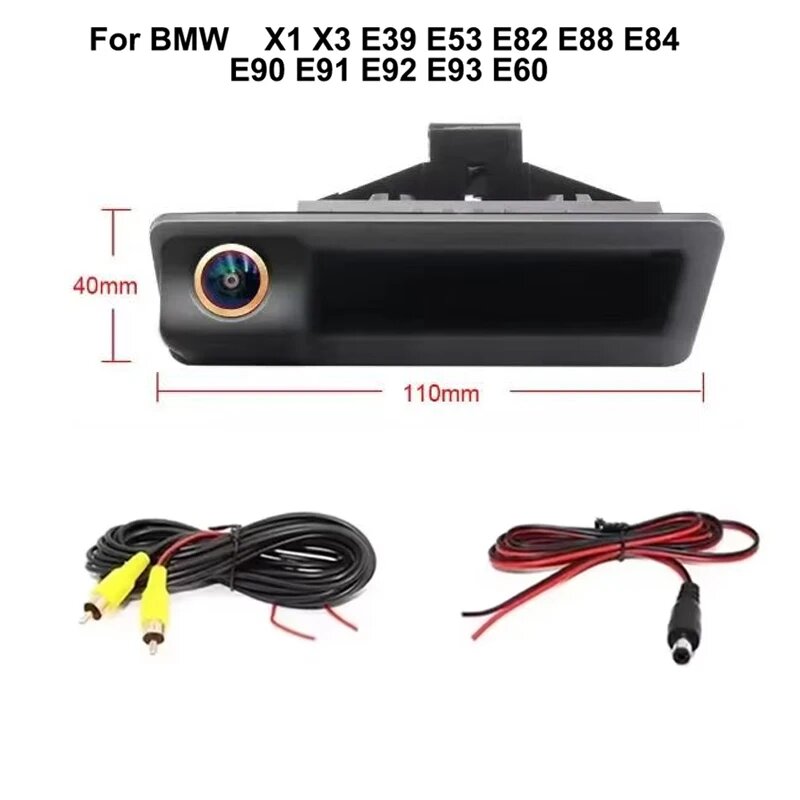 AHD175 ° Камера заднего вида для BMW X1 X3 E39 E53 E82 E88 E84 E90 E91 E92 E93 E60 A For BMW