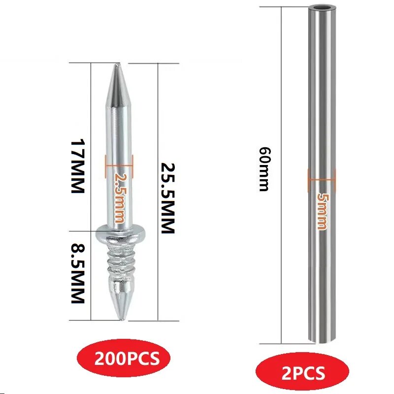 Бесшовные гвозди для плинтуса