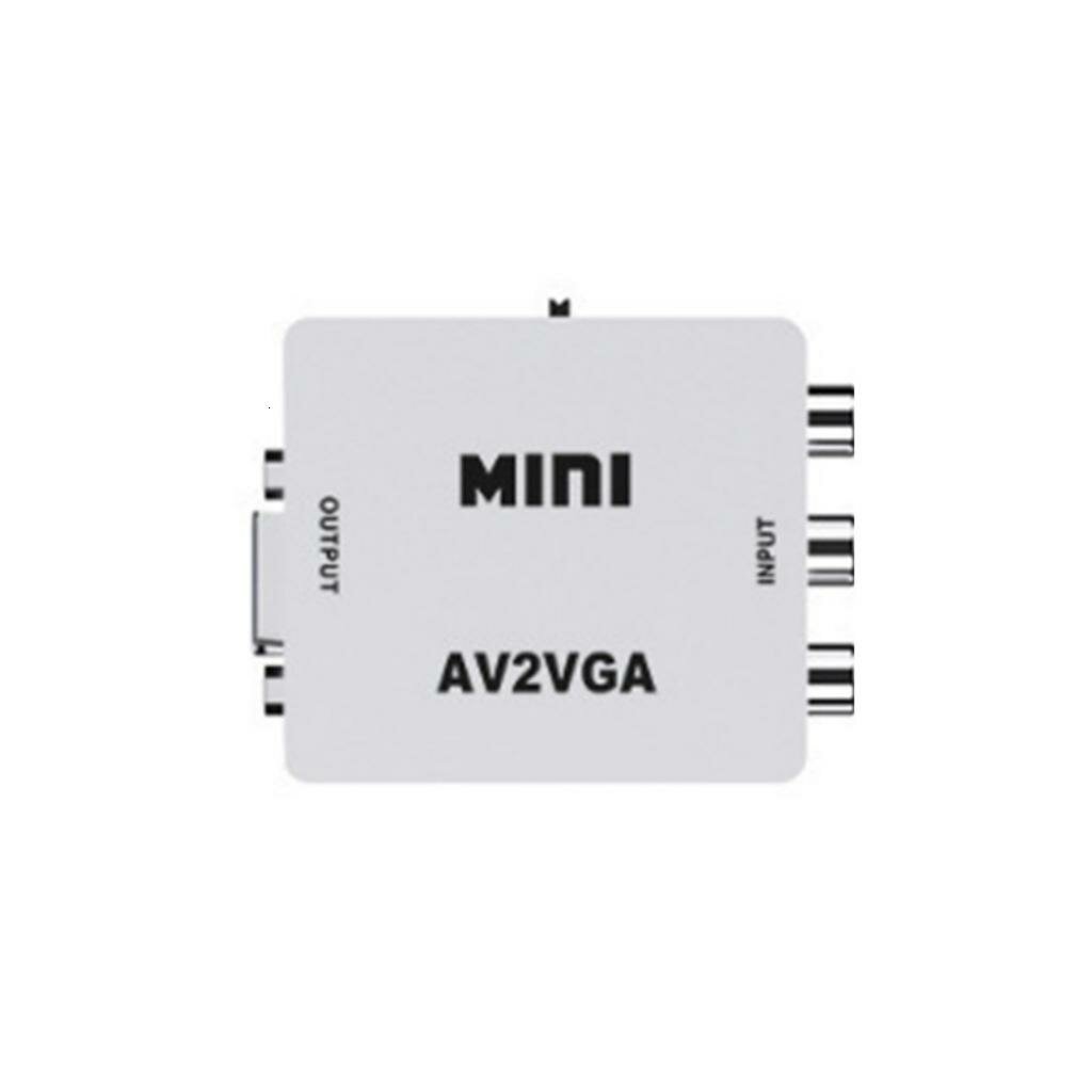 Конвертер 3RCA в VGA с портом 3,5 мм, AV RCA в VGA