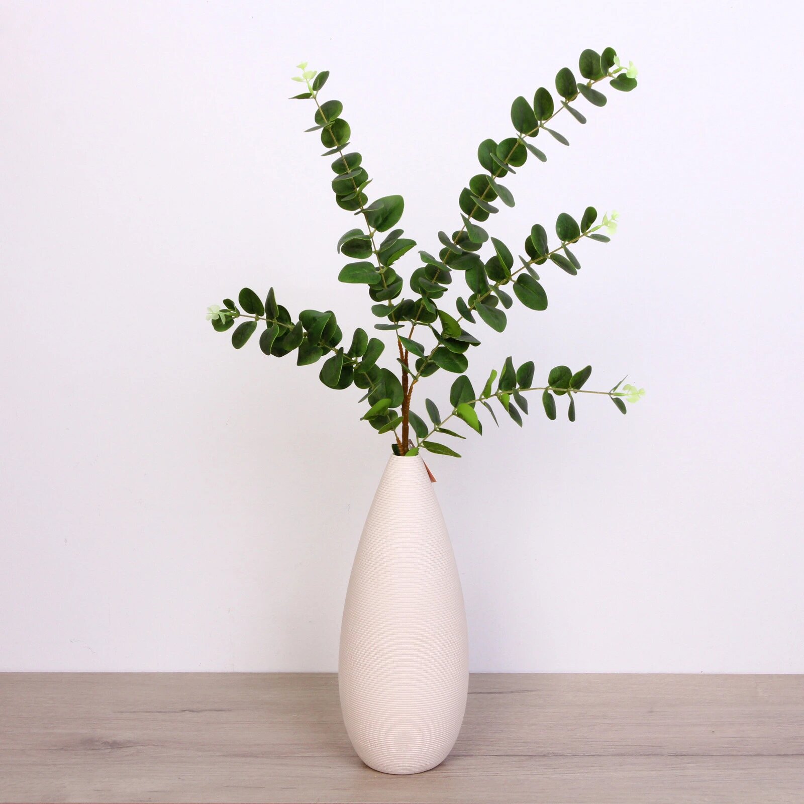 Ветка искусственного эвкалипта «Natur» 95 см, ярко-зеленая, пластик, для декора интерьера