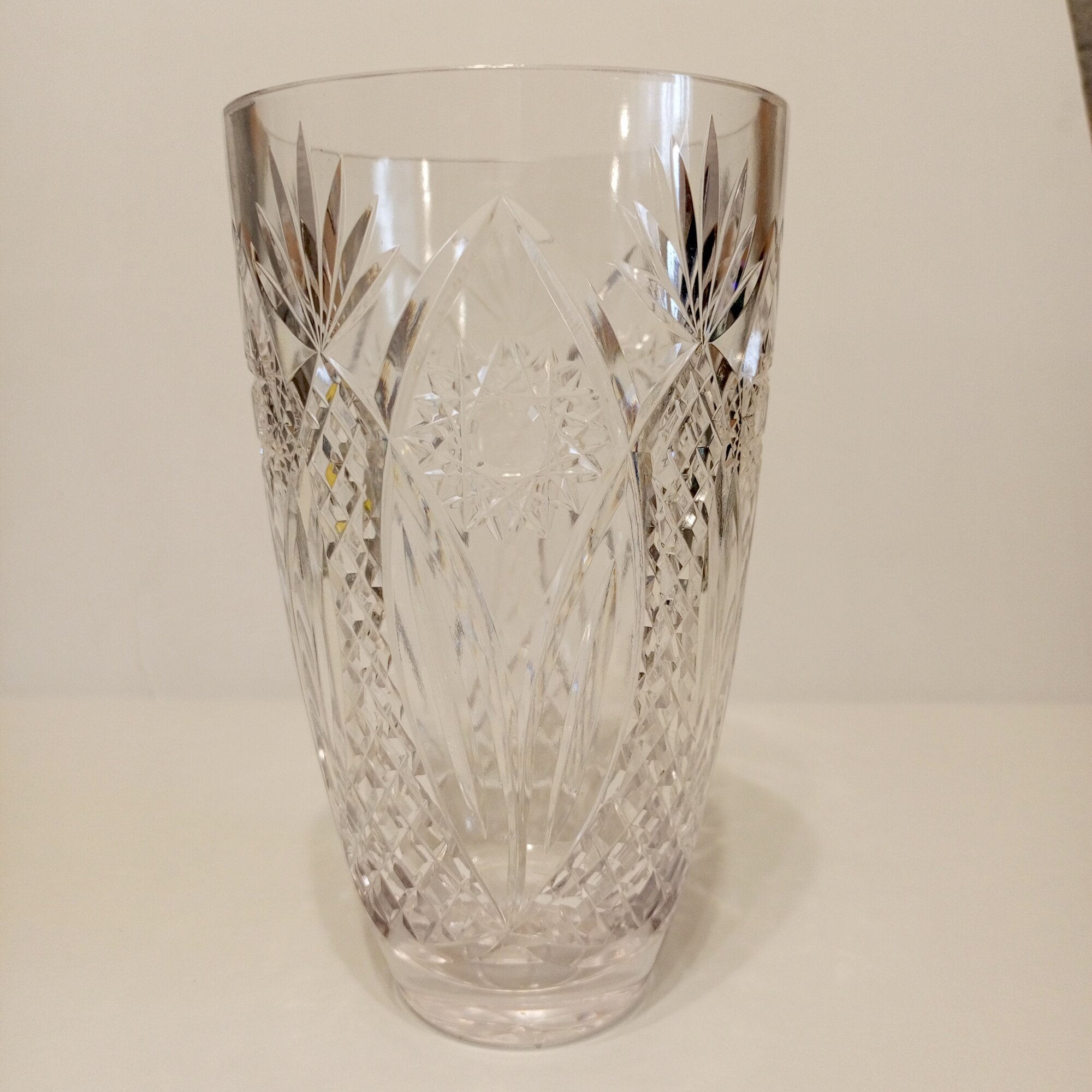 Ваза хрустальная для цветов СССР винтажная красивая