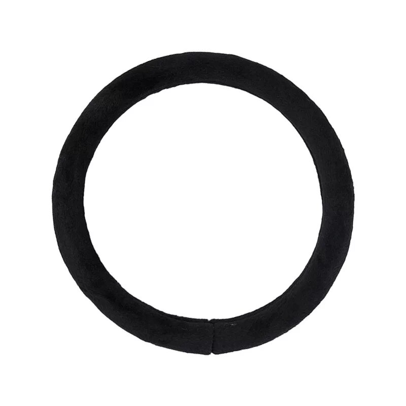 Цвет чая с молоком, имитация кроличьего меха, зимний плюшевый теплый чехол на руль, универсальный защитный чехол на