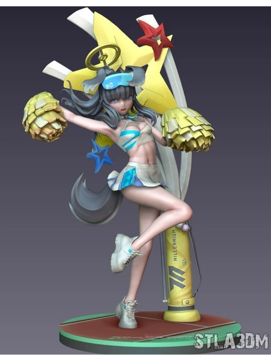 Коллекционная фигурка Hibiki Cheer ver под покраску 20 см