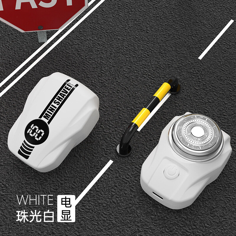 2026 Новый 3-кольцевой бритвенный станок IPX7 Водонепроницаемый Электрический Мини-бритва для мужчин с цифровым дисплеем Портативный