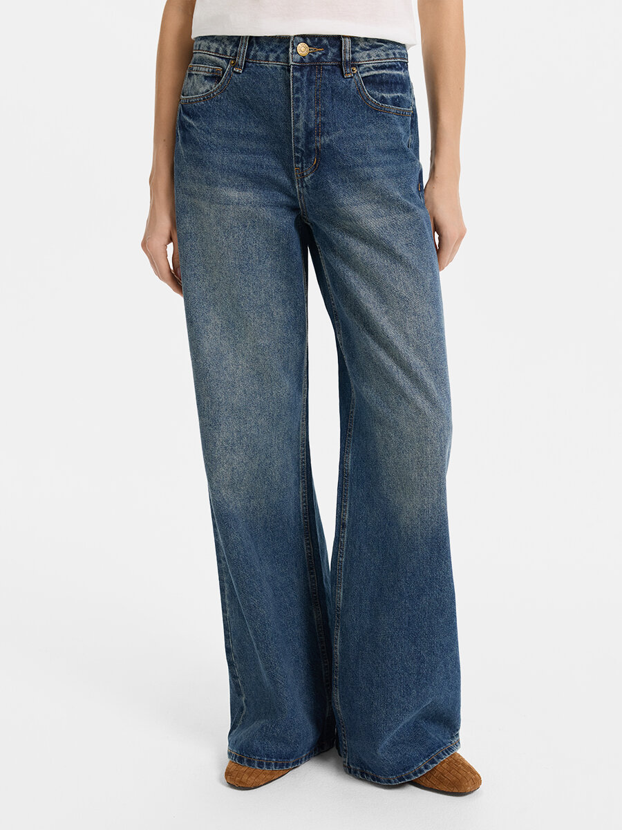 Джинсы клеш 