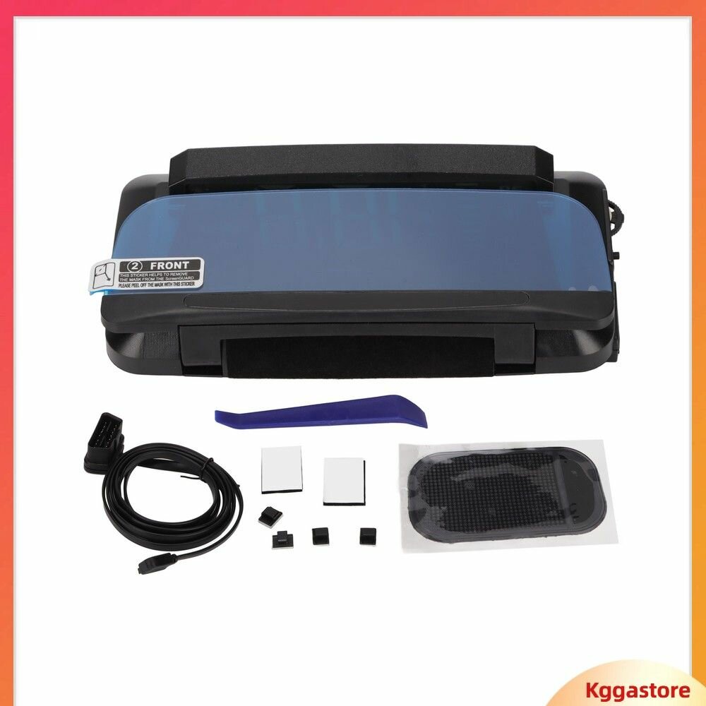 5-дюймовый интеллектуальный проектор OBD2 HUD, 4 режима отображения, сигнализация превышения скорости, plug-and-play