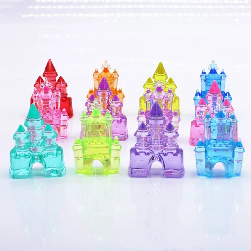 Прозрачная акриловая мини-сумочка, сумка-тоут, имитация драгоценных камней, реквизит для ролевых игр, детские