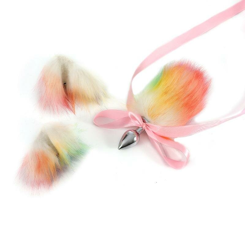 Плюшевые уши и хвост для косплея, 13